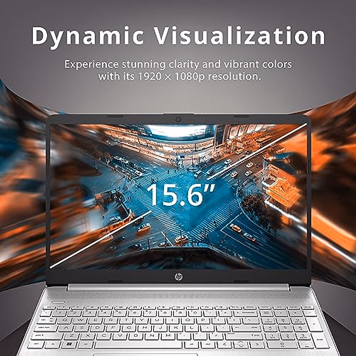 HP 2022 15.6" FHD Laptop, AMD Ryzen 5-5500U Processor, 16GB RAM, 512GB PCIe SSD, AMD Radeon Graphics, HD Webcam, Wi-fi, Bluetooth, Win 11, Silver, 32GB SnowBell USB Card
