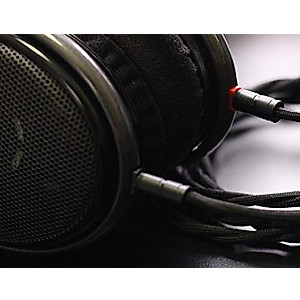 KK Cable H-PW WM1A/1Z, NW-ZX300A, PHA-2A 4.4MM Male Balanced for HD580, HD600, HD650 etc. Headphones Replacement Cable, Audio Upgrade Cable. (1.5M/4.9ft)