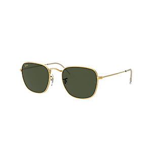 Ray-Ban RB3857 Frank Square Sunglasses, Legend Gold/G-15 Green, 51 mm