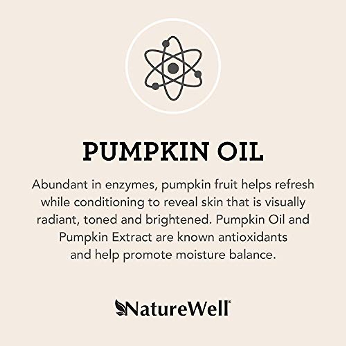 NATURE WELL Natural Extract Pumpkin Oil Moisturizing Cream for Face and Body, Non-Greasy, Ultra-Hydrating, No Parabens or Dyes, 16 Oz