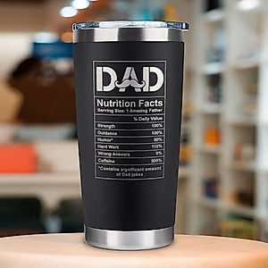 Gifts for Dad from Daughter, Son - Dad Gifts - Dad Christmas Gifts from Daughter, Christmas Gifts for Dads, Christmas Presents for Dad, Christmas for Dad - Birthday Gifts for Dad - 20 Oz Tumbler