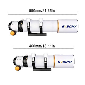 SVBONY SV503 Telescope 80ED F7 Telescope, Bundle with SV193 Focal Reducer 2 Inch 0.8X Field Flattener Telescope Accessory for SV503 80mm F7 ED Telescope