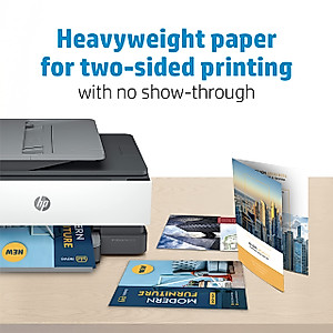 HP Professional Business Paper, Matte, 8.5x11 in, 48 lb, 50 sheets, works with inkjet printers (4WN01A)