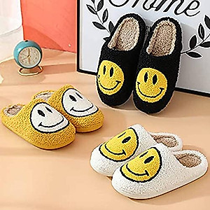 YJJY Kids Smile Face Slippers Girls Slippers for Kids Boys Soft Lightweight Cozy Indoor and Outdoor