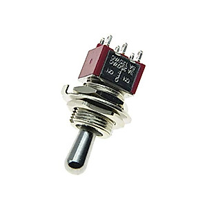 SALECOM Guitar or AMP Amplfier DPDT 3 Way ON OFF ON Toggle Switch Sealed Fat Bat Toggle Switch