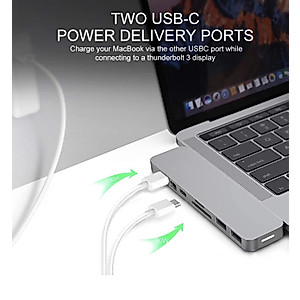 PRO-Tek HyperDrive Multiport USB-C Adapter forMacbook 13/ MacBook Air