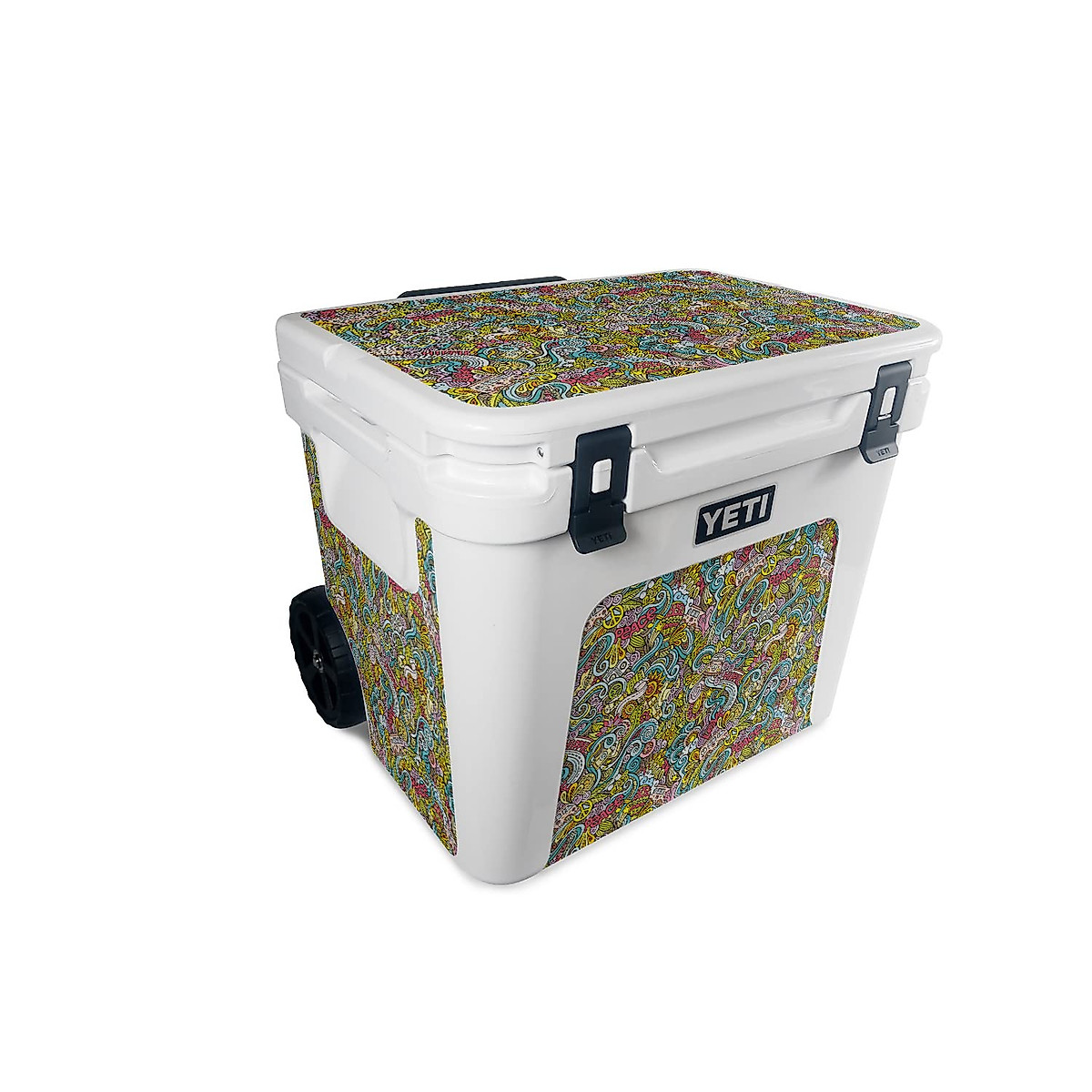 MightySkins Skin Compatible with Yeti Roadie 60 Wheeled Cooler - Ultra Hippie | Protective, Durable, and Unique Vinyl Decal wrap Cover | Easy to Apply, Remove, and Change Styles | Made in The USA