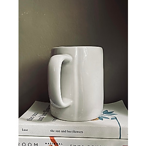 Rae Dunn By Magenta Ceramic Mug for Coffee Tea Latte | BLESSED