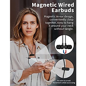 TITACUTE USB C Headphone for Samsung A53 S54 S22 S23 S21 S20 FE Wired Earbuds Magnetic in-Ear Type C Earphone with Microphone Stereo Noise Canceling for Galaxy Z Flip 5 Fold 4 Pixel 7 6 6a 7a OnePlus
