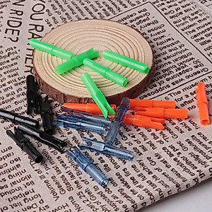 Ximimark 20pcs Hunting Archery Arrow Internal Accessories for Shaft Plastic Arrow Tails