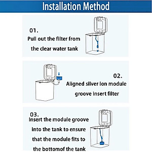 Slow Release Silver Ion Module for ECOVACS X1 T10 T20 Robot Vacuum Cleaner Replacement Spare Parts