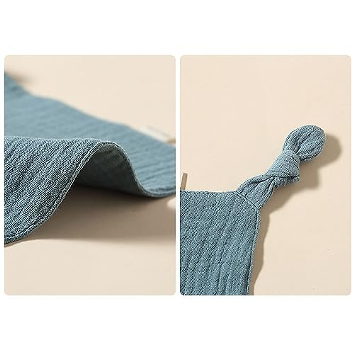 FOMAISELF Baby Comforting Security Blanket, Baby Sleeping Toy Soft Baby Comforter Toy, Soft Cotton Muslin Baby Comfort Blanket for Girls Boys Newborn Infant, Pink