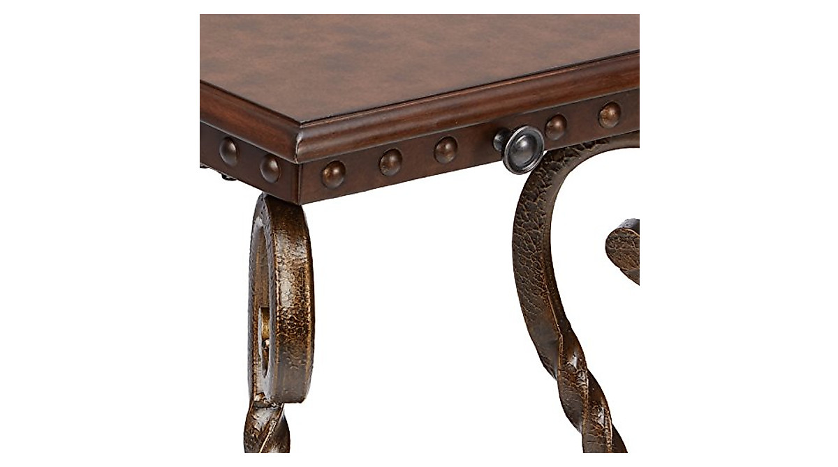 Ashley Rafferty Vintage Chairside End Table - Dark Brown