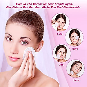 Samtone Reusable Makeup Remover Pads 20 Pack with Laundry Bag and Gift Box – 100% Organic Face Cleansing Reusable Cotton Rounds for Toner, Washable Eco-Friendly Bamboo Cotton Pads for All Skin White