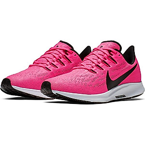 Nike Women's Air Zoom Pegasus 36 Running Shoes, Hyper Pink/Half Blue/Black, 7