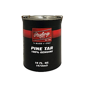 Rawlings Sporting Goods Rawlings Genuine Pine Tar Can 16Oz Black
