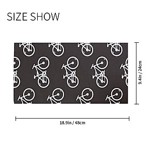 UWSG Neck Gaiter, Magic Scarf, Balaclava Bicycles 3D Print Magic Headband Scarf Sports Headwear Headwrap Tube Mask Multifunction Bandanas Men Women