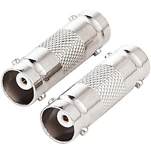 RFAdapter BNC Female to Female, 5 Pack BNC Barrel Connector Coupler, Extend Cables on CCTV Camera Survelliance System