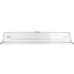 CFS SC2607 Acrylic Pastry Tray Hinged Cover, 26.19" Length x 18.20" Width x 4" Height, Clear