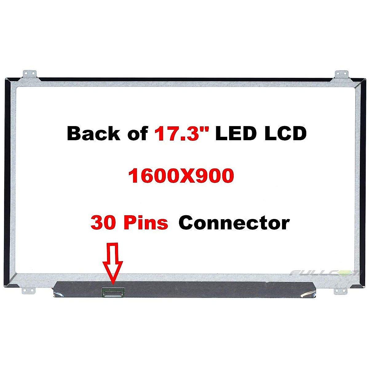 Fullcom New 17.3 inch Screen Compatible with HP 17-BS049DX 17-BS019DX Replacement Screens