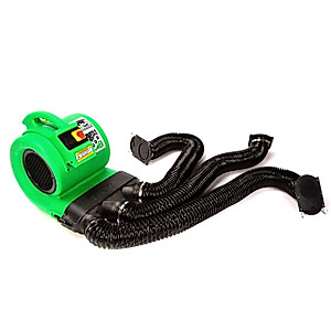 B-Air Grizzly Gp-1 1 HP Air Grizzly Mover Carpet Dryer Floor Fan for Water Damage Restoration Equipment & Pet Cage Dryer Green