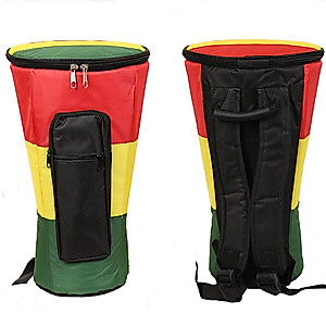Djembe Bag/African Drum Bags/Backpack style case fits 16" x 26" djembe drums/Djembe Carry Case/Waterproof Tambourine Djembe Drum Storage Case/Djembe accessories