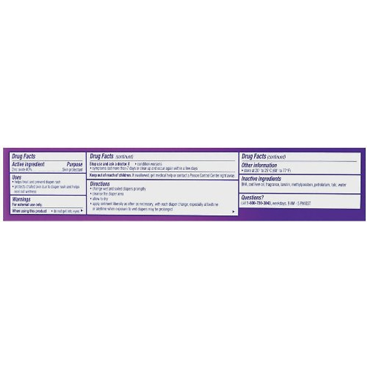 Desitin Daily Defense Baby Diaper Rash Cream with Zinc Oxide to Treat, Relieve & Prevent diaper rash, 4 oz