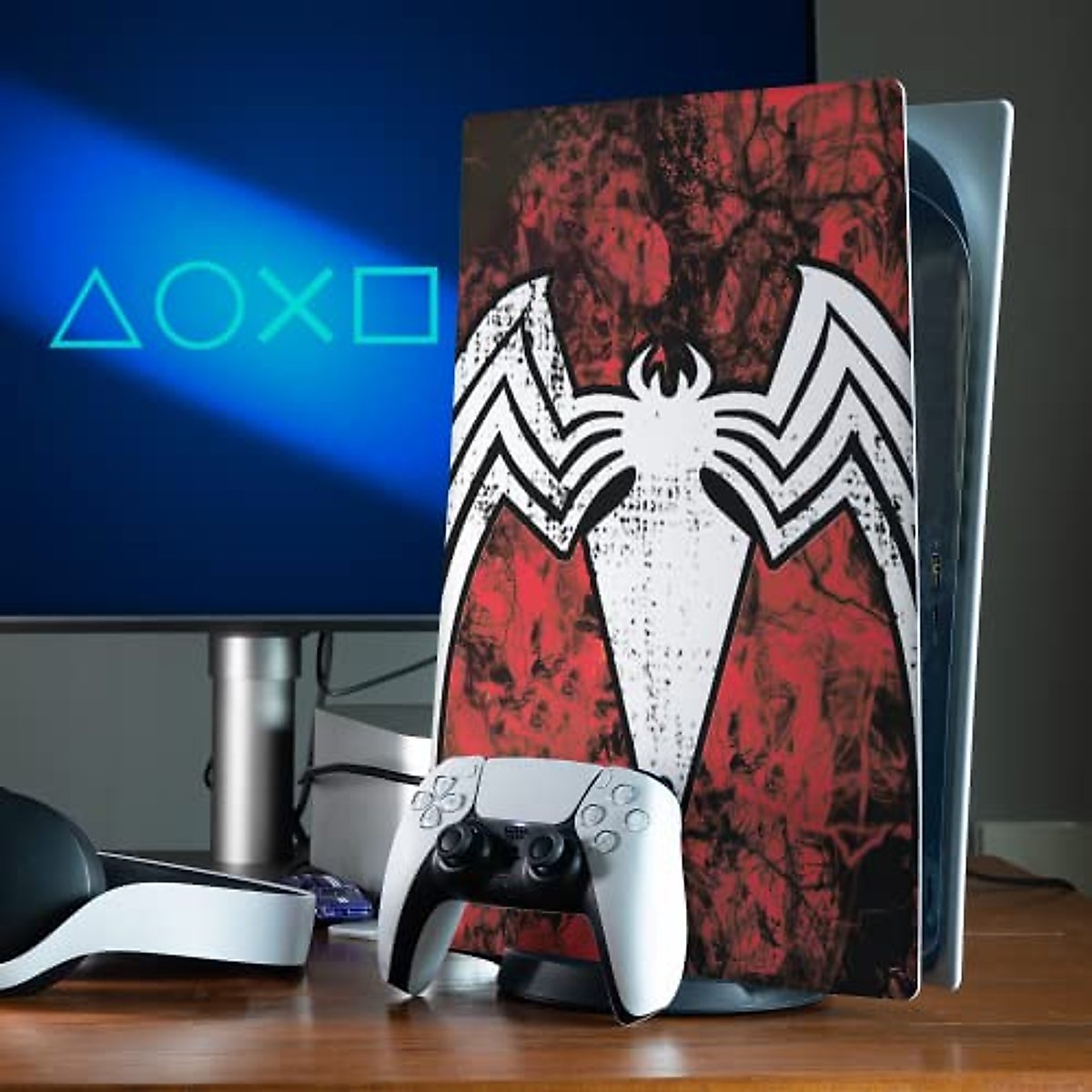 BCB Controllers Custom Console Face Plate Compatible with PS-5 Console | Console Cover for Play-Station 5 Console | Proudly Customized in USA with Permanent Hydro-DIP Printing (NOT JUST A Skin)