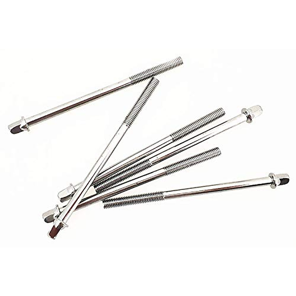 Jiayouy 90mm Bass Drum Tension Rods with Washers Drum Set Mounting Hardware 20/Pack
