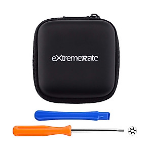 eXtremeRate ThumbsGear Interchangeable Thumbstick for Xbox Controller - Improve Comfort - White 3 Height Domed & Concave Grips Ergonomic Adjustable Joystick for Xbox Seires X/S, for Xbox One S/X/Elite