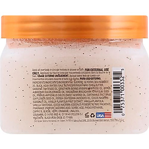 Tree Hut Tahitian Vanilla Bean Shea Exfoliating Sugar Scrub, Tahitian Vanilla Bean, 18 Oz