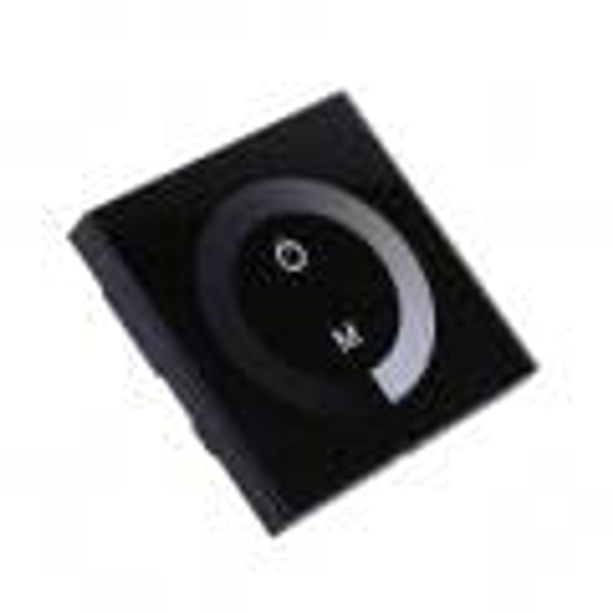 Wall Light, Single Color Touch Panel Dimmer Wall Switch Controller LED Light Strip DC 12V-24V (Black)