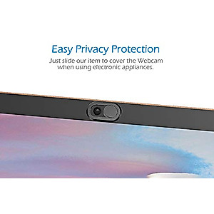 CloudValley Webcam Cover 3-Pack, 2020 Updated Laptop Camera Cover Slide, Horizontal Slide, Webcam Covers for MacBook Pro, MacBook Air, Laptop, iMac, iPad