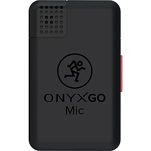 Mackie OnyxGO, Wireless Clip-on Mic with Companion App
