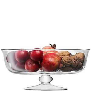 LSA International Serve Dessert Comport, 12.25", Clear