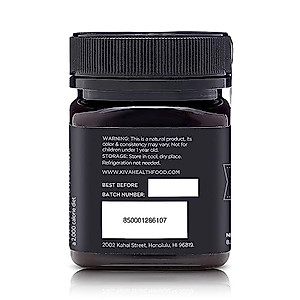 Kiva Manuka Honey UMF 15+ | MGO 514+ |100% Pure New Zealand Honey (8.8oz/250g) | UMF and MGO Certified | GMO-Free | Traceable