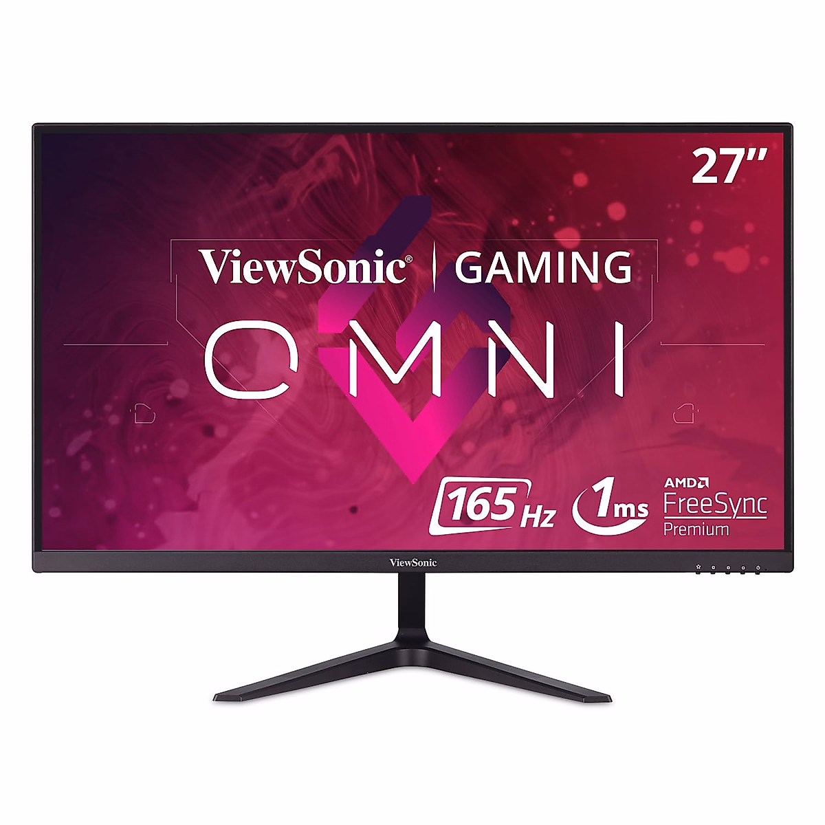 ViewSonic OMNI VX2718-P-MHD 27 Inch 1080p 1ms 165Hz Gaming Monitor with Adaptive Sync, Eye Care, HDMI and DisplayPort, Black