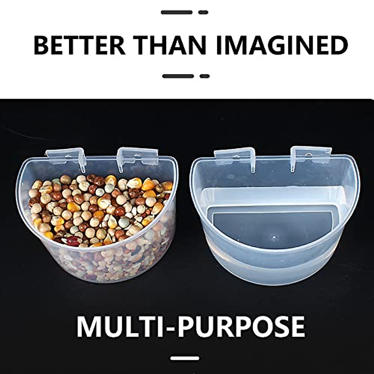 Pigeon Feeder Bird Feed Cup Cage Food Dish Cup for Bird Pigeon Parrot Rabbit Chicken Duck Poultry Water Feeder