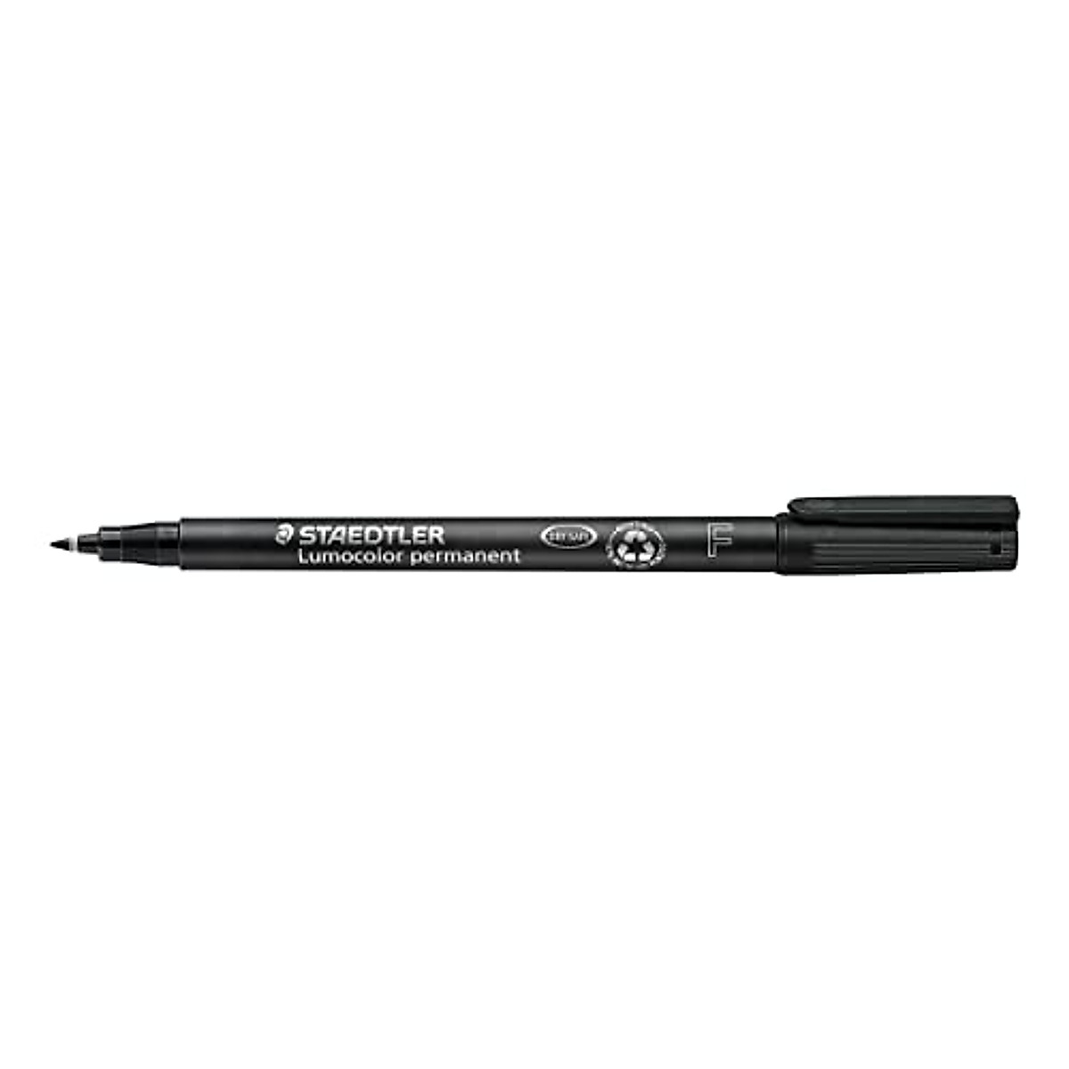 Staedtler 318-WP4 Lumocolor Permanent Universal Pens, Fine Point, 0.6mm, Assorted, 4 per Set