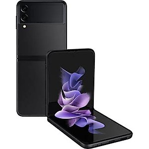 Samsung Galaxy Z Flip 3 5G UW 128GB Black for Verizon (Renewed)