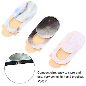 SOLUSTRE 3 Pcs Camera Privacy Cover Phone Webcam Cover Webcam Sticker Tablet Camera Cover Computer Stickers for Laptop Webcam Sliding Cover Slider abs Protective case Personality