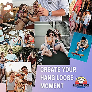 Surfer Beach Bracelet for Men, Women & Teens - Comfy Summer Bracelets - Boho Reversible Wristband - Adjustable Festival Accessories & Friendship Jewelry Bracelet (Maui Waui, Small 6.5" length (most common fitting size))