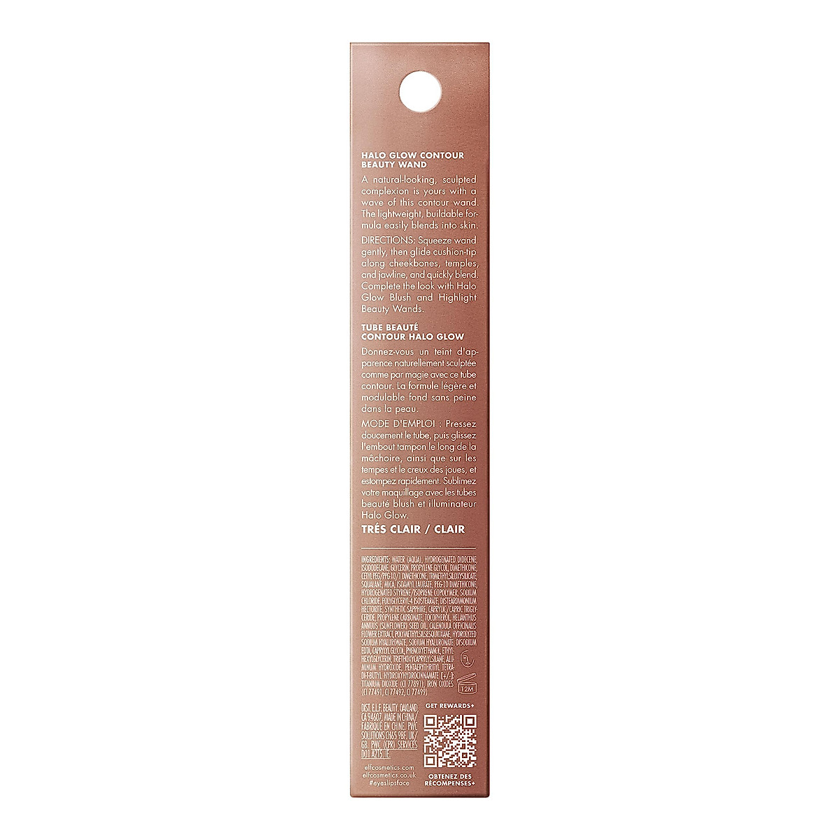 e.l.f. Halo Glow Contour Beauty Wand, Liquid Contour Wand For A Naturally Sculpted Look, Buildable Formula, Vegan & Cruelty-free, Fair/Light