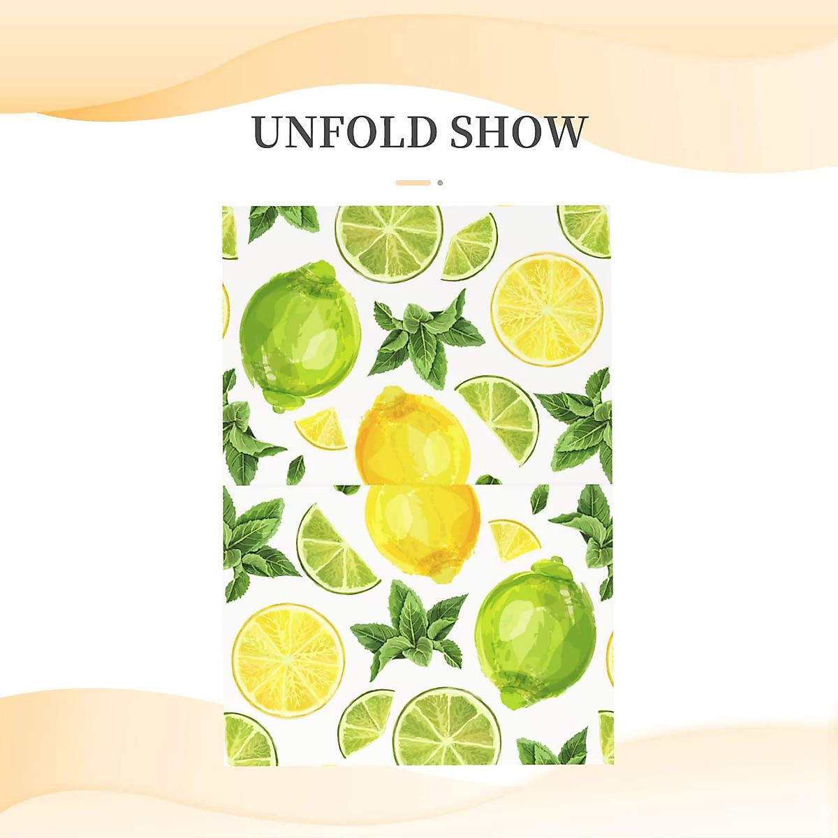 Watercolor Citrus Multi Thank You Cards With Envelopes, Blank Greeting Note Cards With Envelopes Blank Inside, Funny Birthday Cards For Women Men, Thank You Card For Wedding Business,Graduation