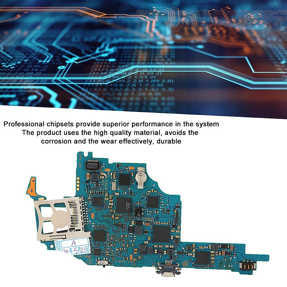 Handheld Console Repair Motherboard, Console Repair Motherboard, Accurate Positioning for PSP 2000