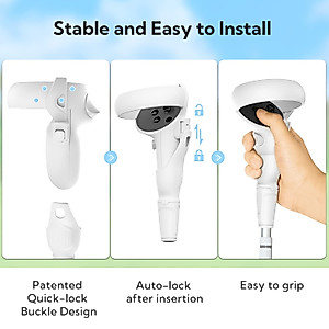 ZYBER Charging Dock for Meta Quest 2, Golf Club Attachment for Oculus Quest 2 Accessories