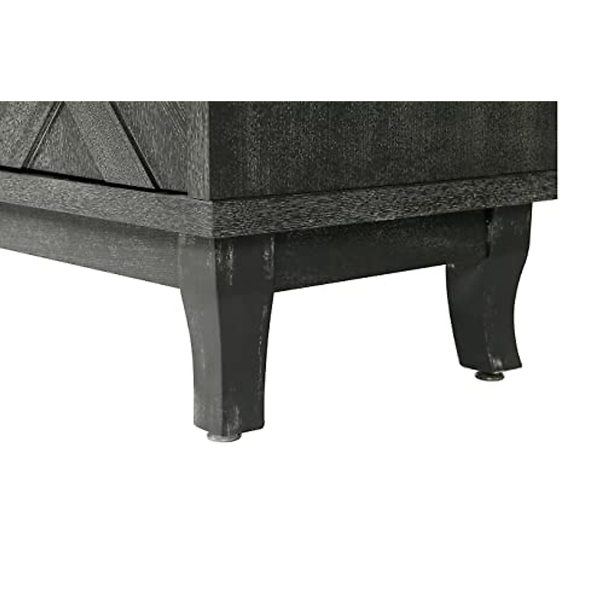 HZXINKEDZSW Vintage Buffet Cabinet with 4 Door and Adjustable Shelves,Wooden Lacquered Accent Sideboard,Console Table for Entryway,Living Room,Bedroom,Taupe Grey