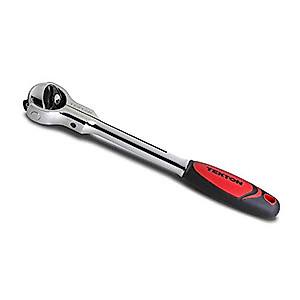 TEKTON 3/8 Inch Drive x 9 Inch Swivel Head Quick-Release Ratchet | 1491