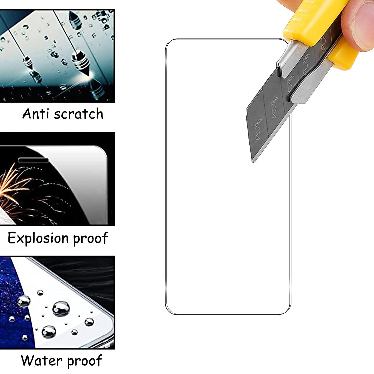 LCTONG (3 Pack) Screen Protector for DOOGEE V20 (2022)- Bubble Free- Scratch Resistant- Easy to Install, 9H Hardness Tempered Glass Screen Protector Compatible DOOGEE V20 (2022)
