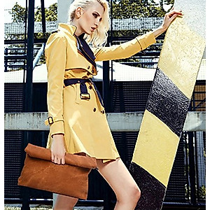 TOPSOSO Fashion Shop Jean Casual Clutch Bag Envelope bag For Women (Blue) … Large